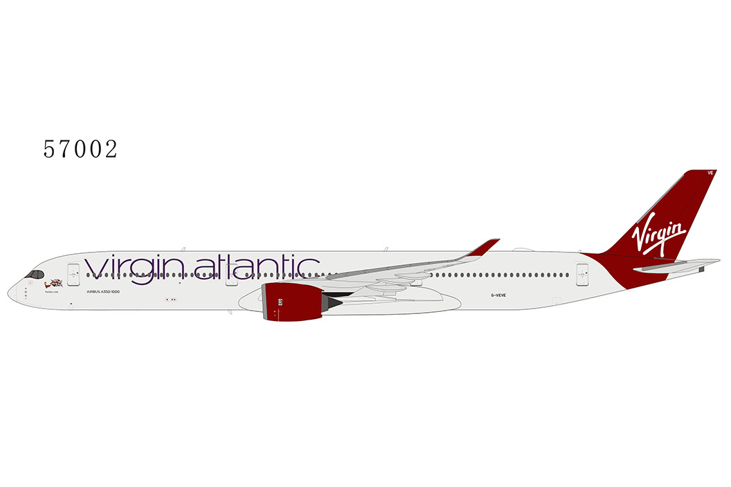 NG Model Virgin Atlantic Airways Fearless Lady A350-1000 G-VEVE 57002 1:400