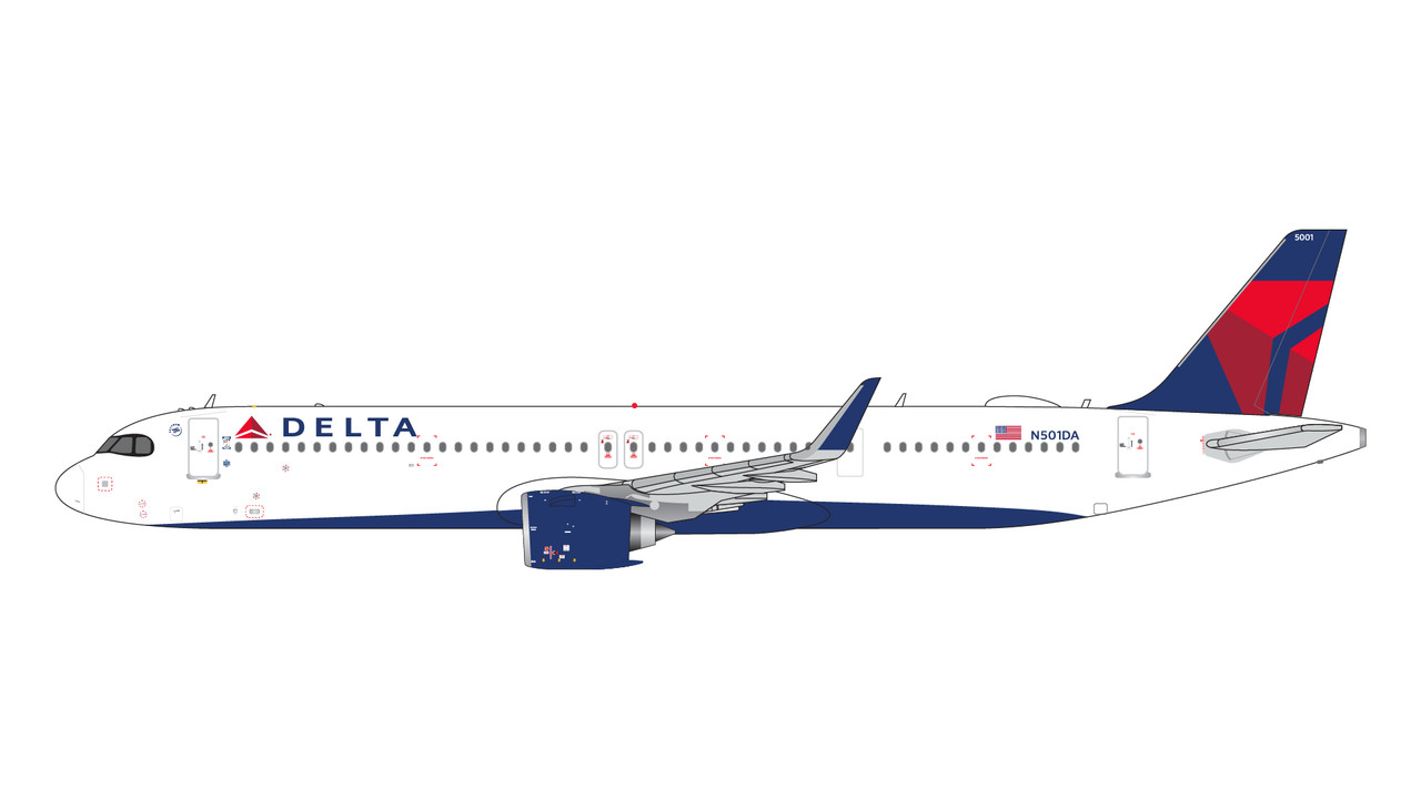Gemini Jets Delta Air Lines A321neo N501DA GJDAL2164 1:400