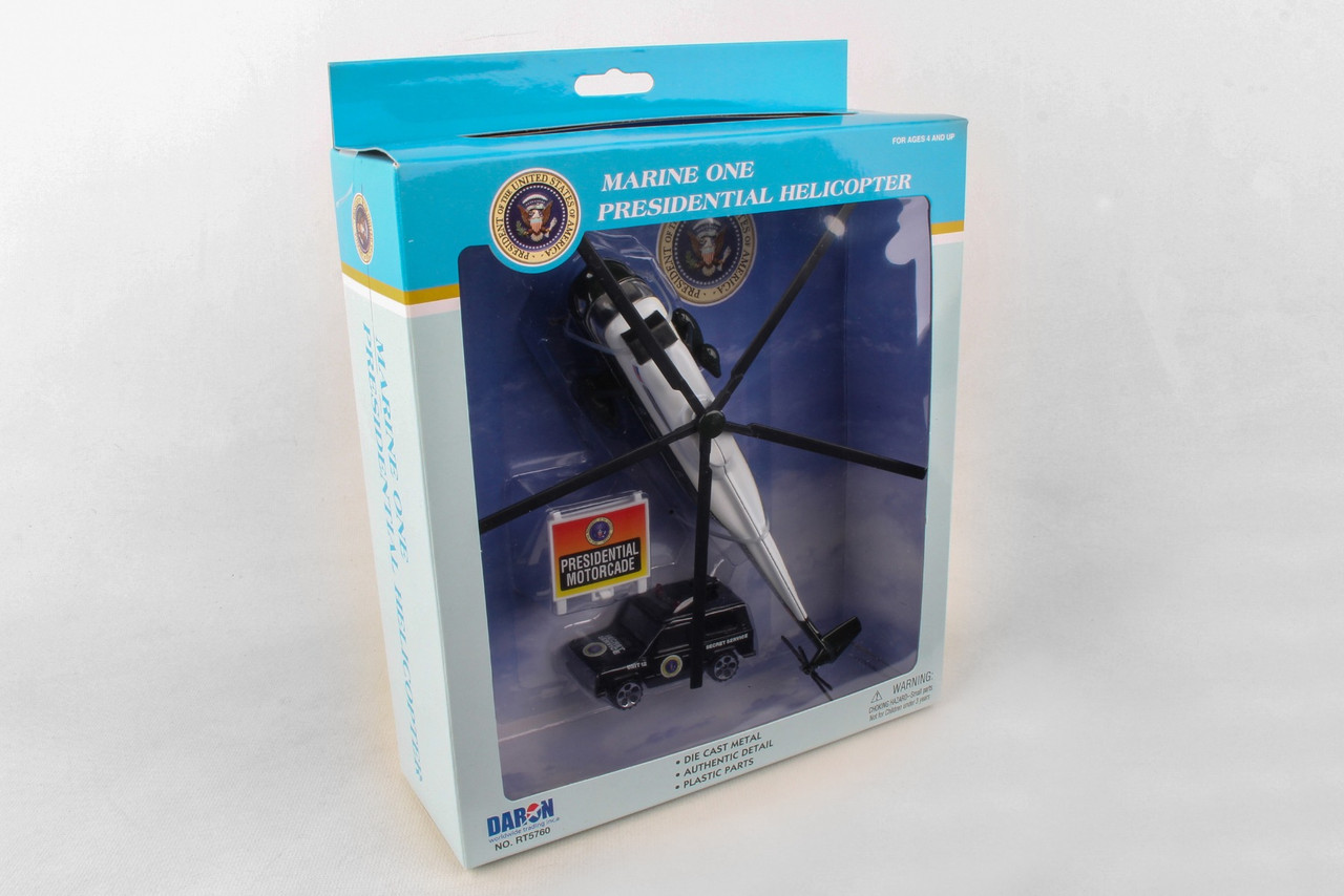 MARINE ONE VH-3D SEA KING 3 PIECE PLAYSET - Airline Museum
