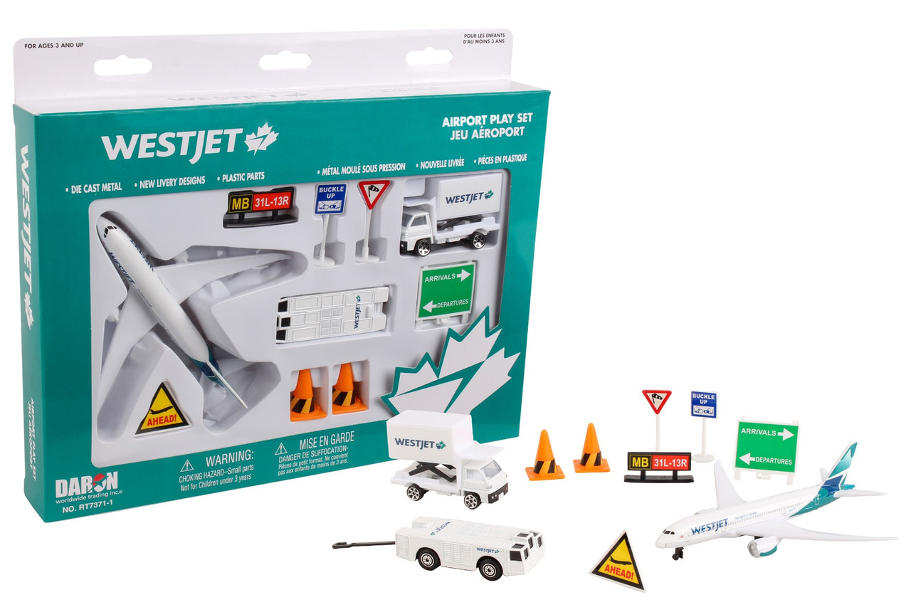 WESTJET AIRPORT PLAY SET NEW LIVERY - Airline Museum