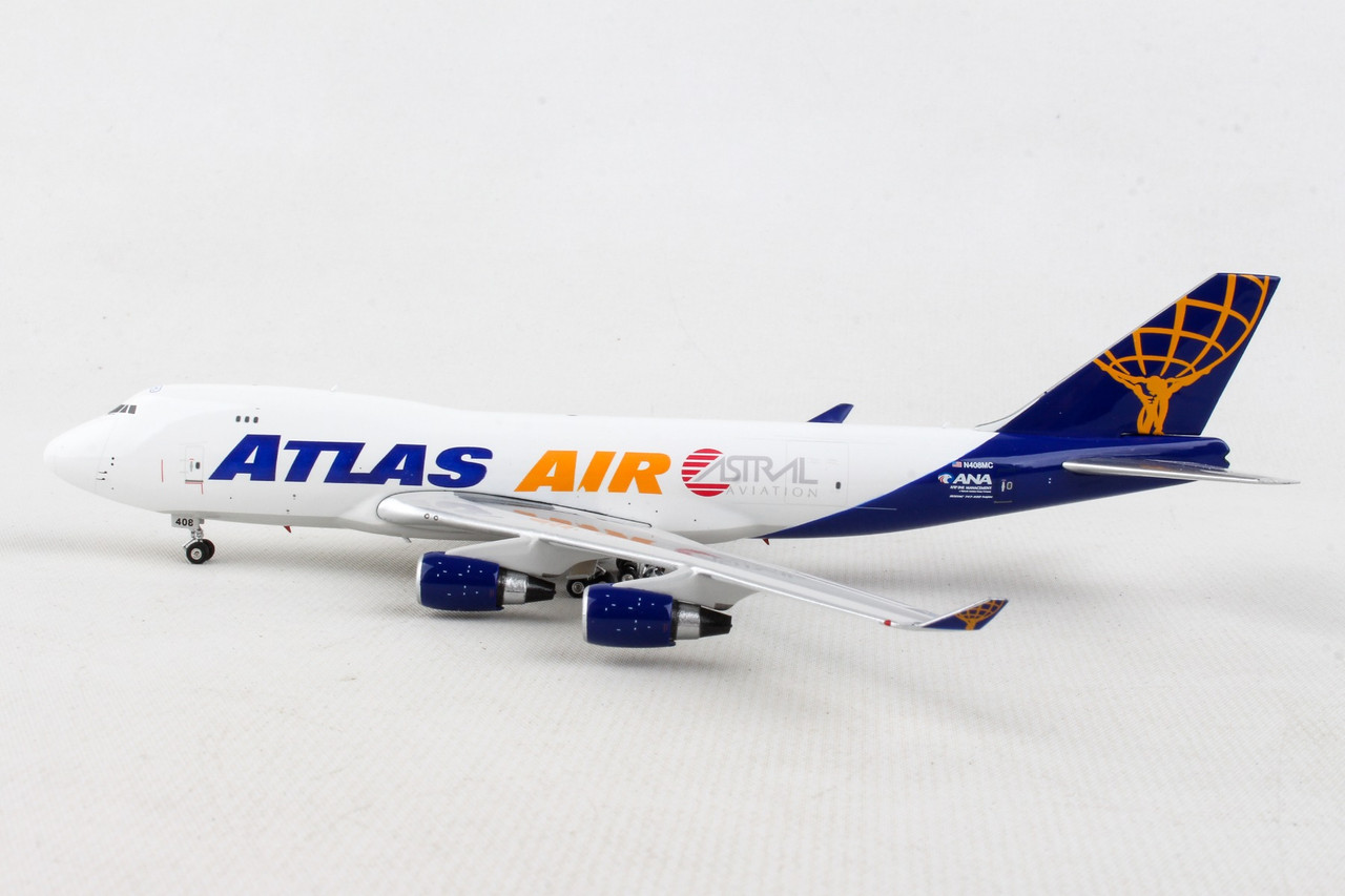 PHOENIX ATLAS 747-400F 1/400 REG#N408MC (**) - Airline Museum