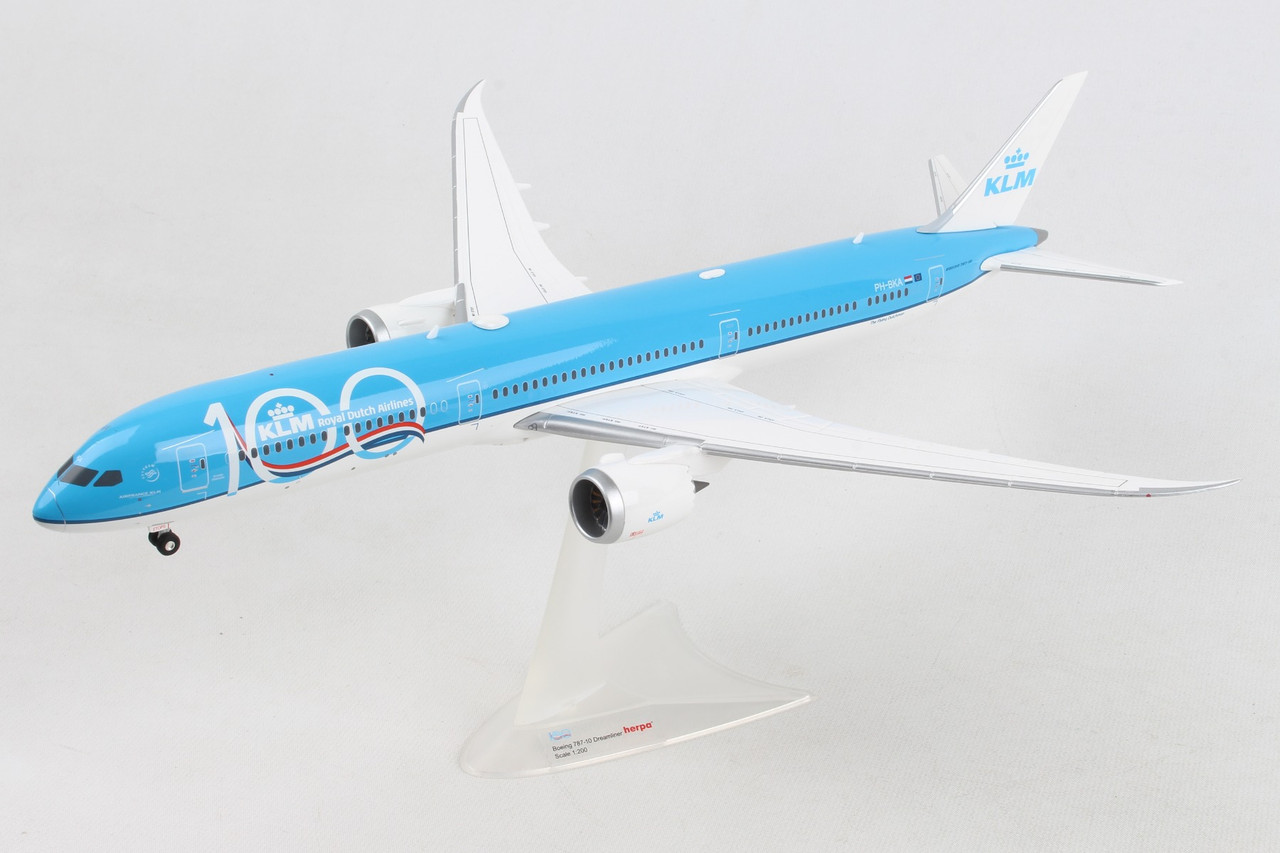 HERPA KLM 787-10 1/200 KLM 100 LIVERY (**) - Airline Museum
