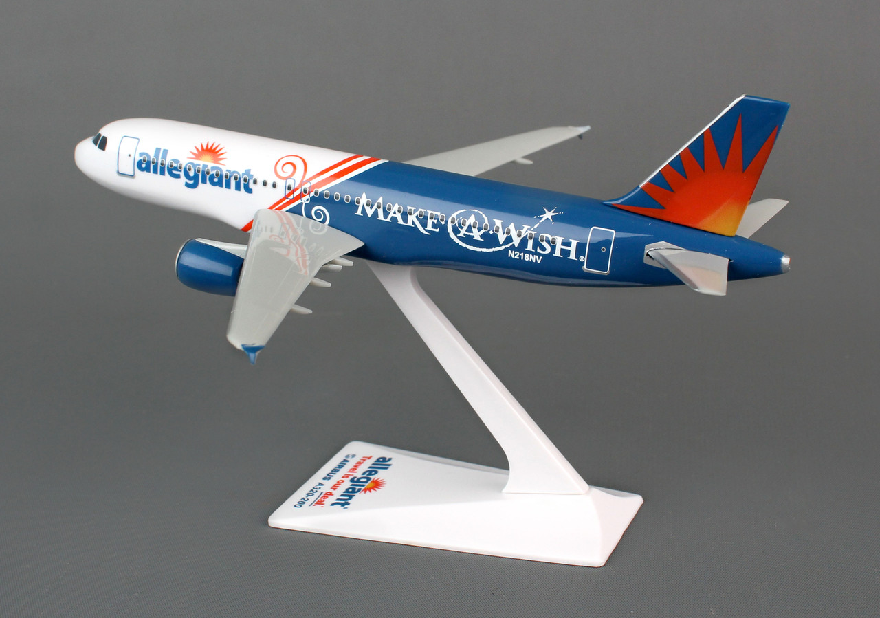 A320 ALLEGIANT 1/200 MAKE A WISH - Diecast Airplane