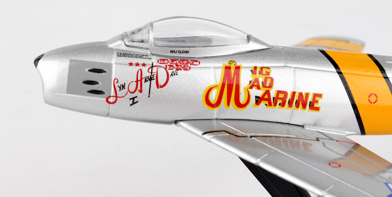 Postage Stamp F 86 Sabre Mig Mad Marine 1 110 Diecast Airplane
