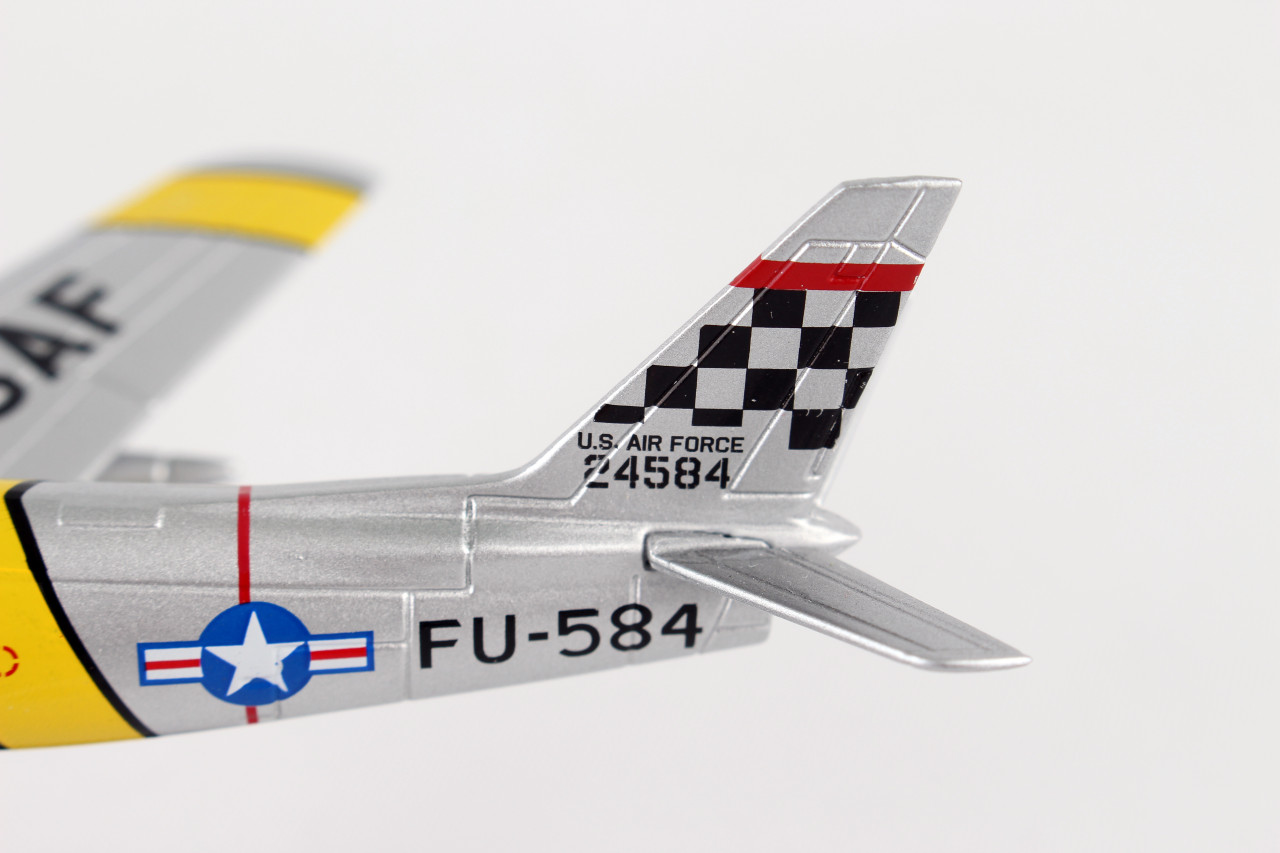 POSTAGE STAMP F-86 SABRE MIG MAD MARINE 1/110 - Diecast Airplane