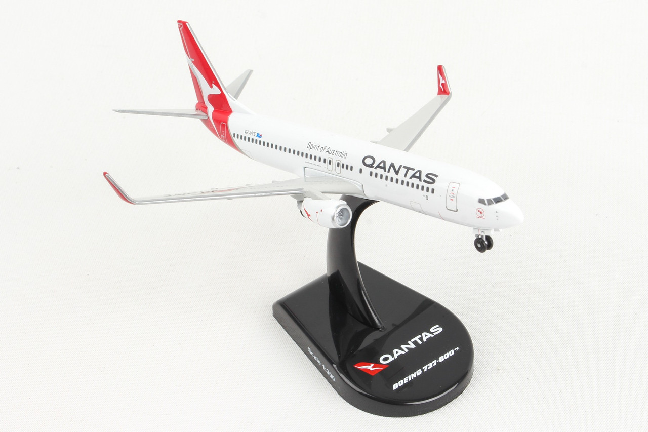 POSTAGE STAMP QANTAS 737-800 1/300 - Collectable Jets