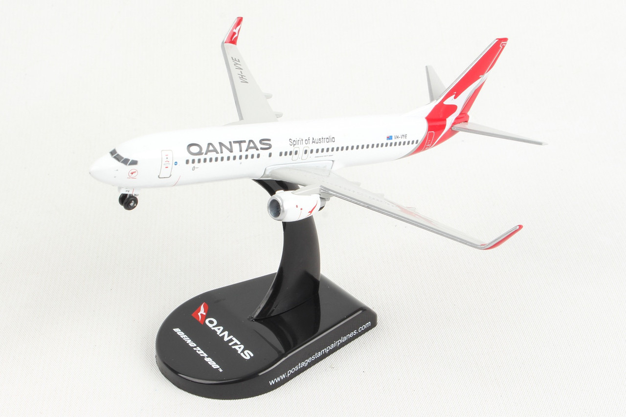 POSTAGE STAMP QANTAS 737-800 1/300 - Collectable Jets
