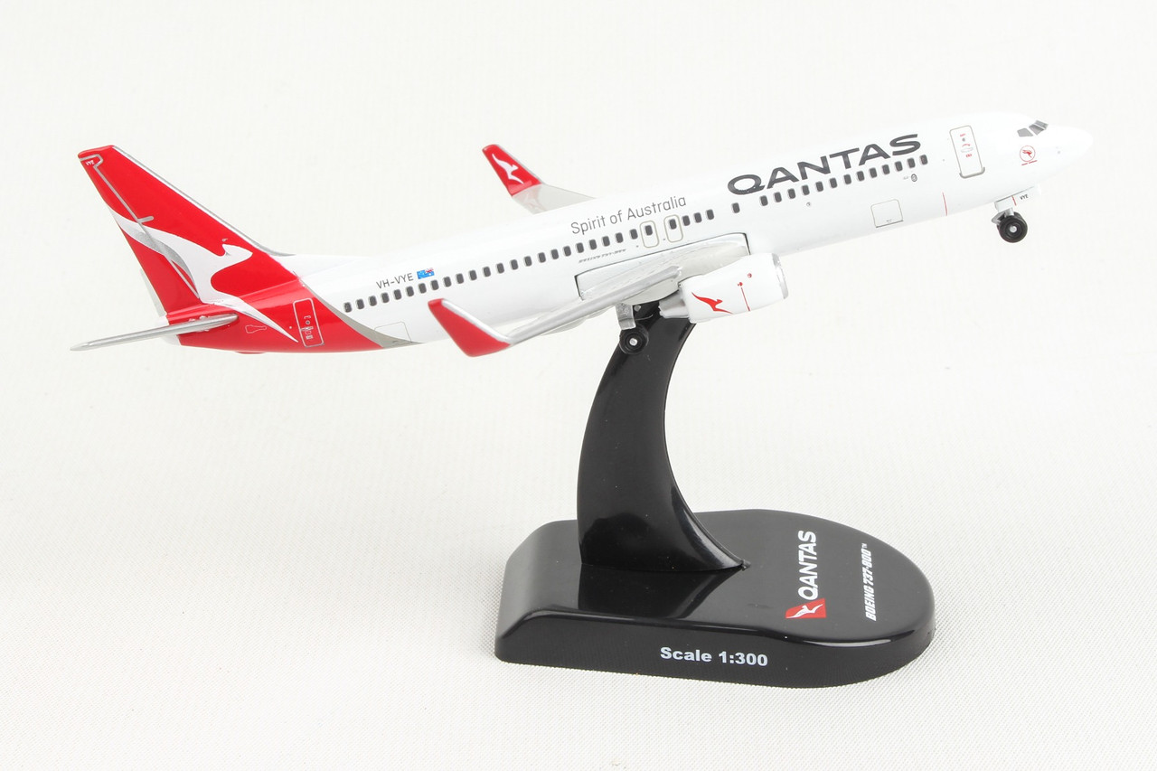 POSTAGE STAMP QANTAS 737-800 1/300 - Collectable Jets