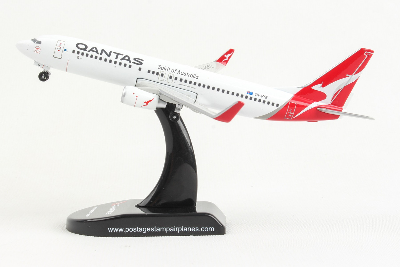 POSTAGE STAMP QANTAS 737-800 1/300 - Collectable Jets