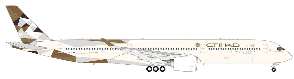 Etihad A350-1000 HE571944 1:200