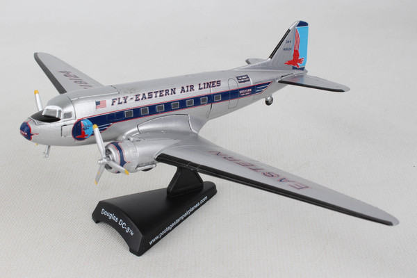 POSTAGE STAMP EASTERN DC-3 1/144 - Airline Museum