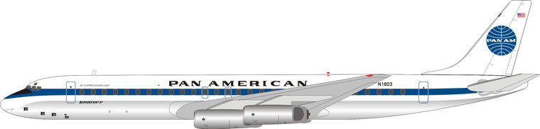 Inflight200 PAN AM DC-8-62 N1803 IF862PA0922P 1:200