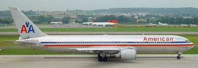 Phoenix Model American Airlines Boeing 767-300ER N377AN Polished Livery ...