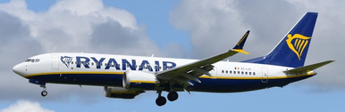 Phoenix Models Ryanair Boeing B737-8max Reg: EI-IJT PH411938 1:400
