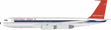 B-Models Northwest Orient Airlines Boeing 707-351C N373US Polished with ...