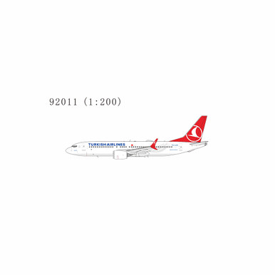 NG Model Turkish Airlines 737 MAX 8 TC-LCB with stand 92011 1:200