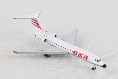 HERPA CSA TU134A 1/500 (**) - Diecast Airplane