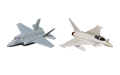CORGI 2 PLANE F-35/TYPHOON DEFENCE OF THE REALM COLLECTION ...