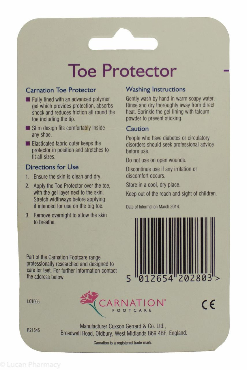 CARNATION® Footcare Toe Protector - Pack of 2 - Lucan Village Pharmacy