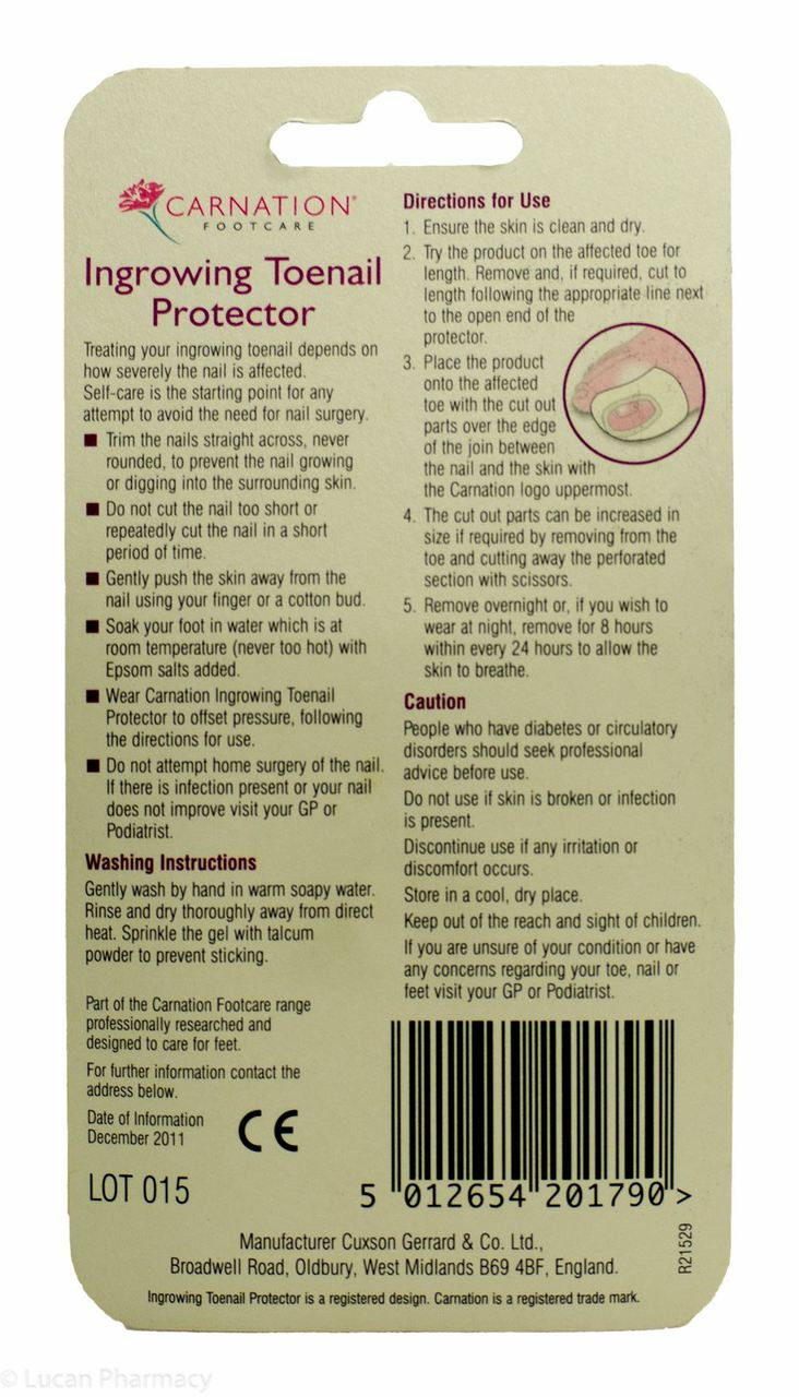 CARNATION® Footcare Ingrowing Toenail Protector - Lucan Village Pharmacy