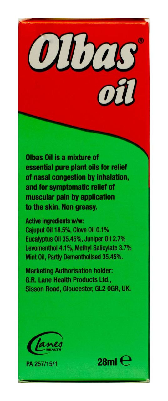Olbas Oil Inhalant Decongestant - 28ml - Lucan Village Pharmacy