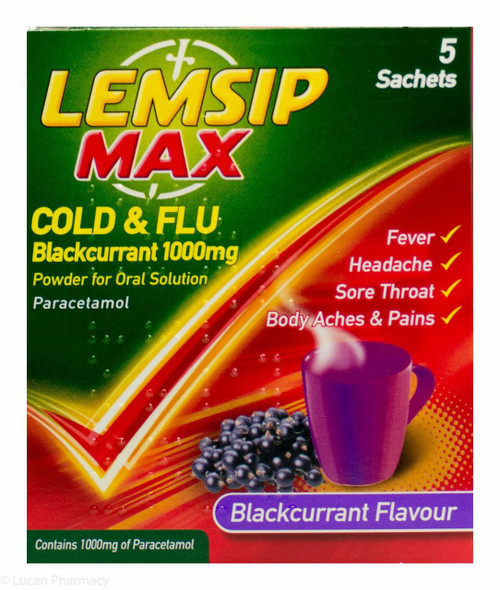 Lemsip Cold And Flu Lemon And Menthol Flavour Sachets 10 Lucan