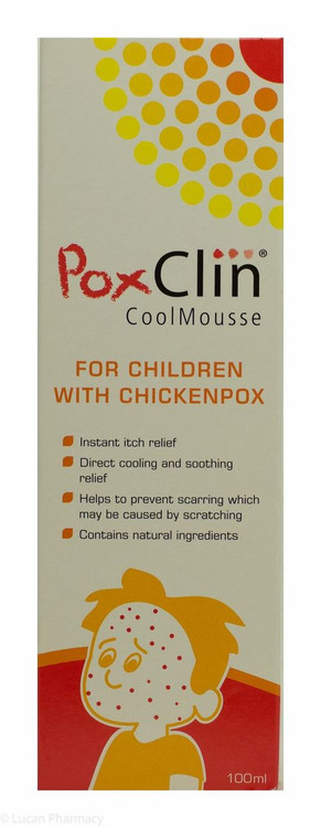 PoxClin® Cool Mousse For Chicken Pox -100ml - Lucan Village Pharmacy