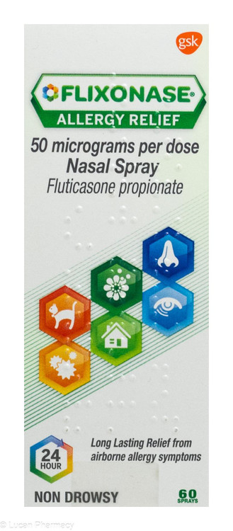 Flixonase Allergy Relief Nasal Spray 50micrograms Dose 60 Sprays P Lucan Village Pharmacy