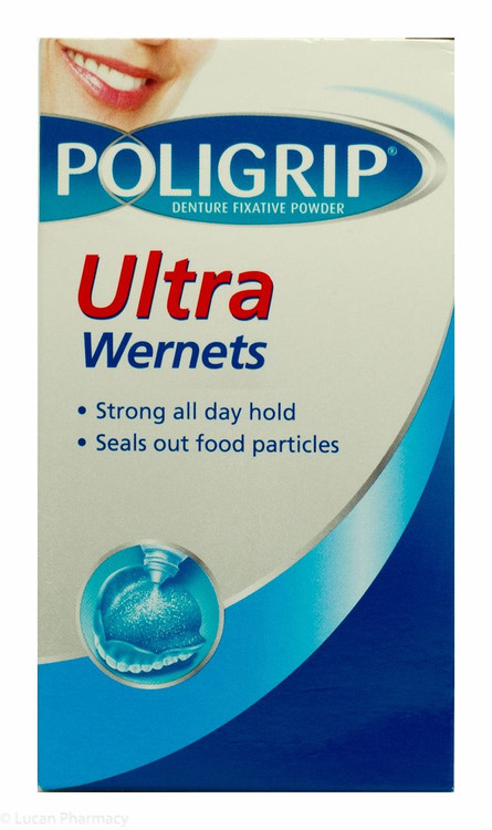 Polygrip® Ultra Wernets Denture Fixative Powder - 40g - Lucan Village ...