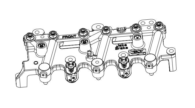 DDE 31361, Jake Brake Kit Model 797 12v