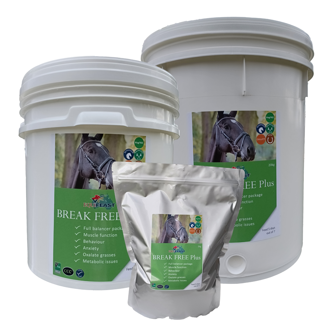 BREAK FREE PLUS -- BREAK FREE/Essential Daily Care PREMIXED - EquiFeast ...