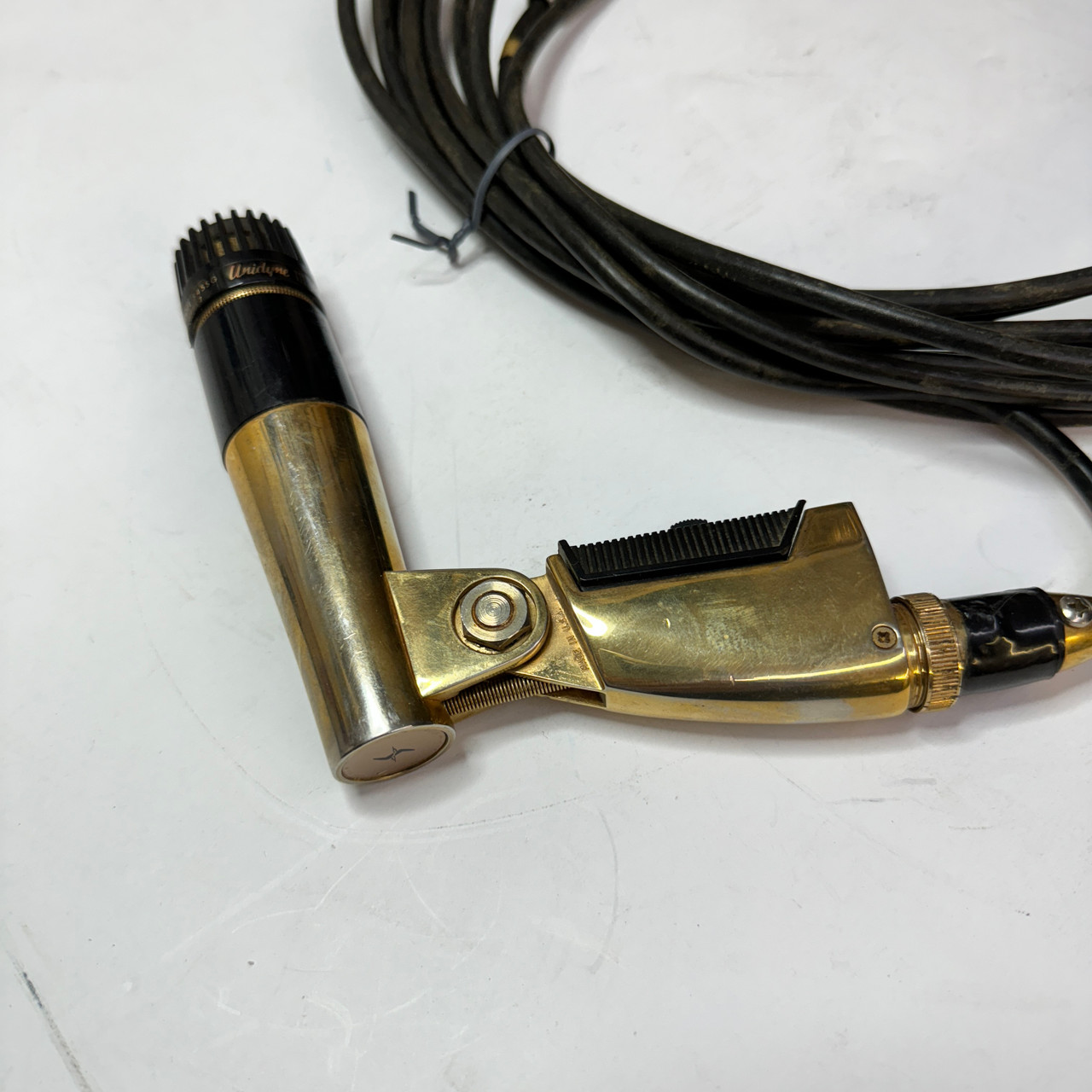70's Shure S45SG Unidyne III Gold USA made cardioid dynamic microphone