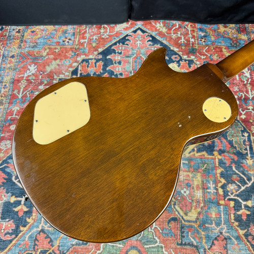 *Video* Aria Pro II Les Paul Gold Top Model LS600 Slab Mahogany - 1980
