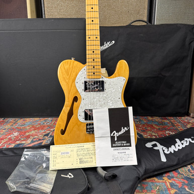 1972 Fender Thinline Reissue Model TN72 Ash Natural MIJ *6.58 lbs*- 2015