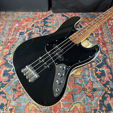 Fender Japan Aerodyne Jazz Bass Jet Black *Pro Setup, Low Action* - 2004