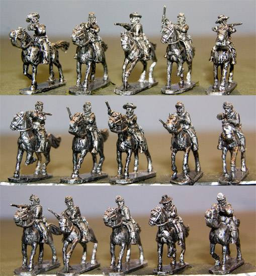 OG15ACW054 - Union Cavalry with Carbines - Brookhurst Hobbies