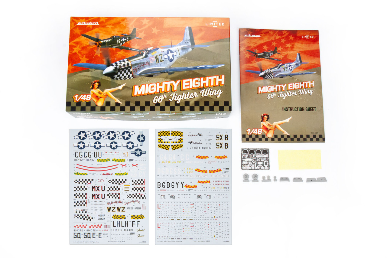 1/48 Mighty Eight: WWII P51D Mustang US Fighter - Brookhurst Hobbies