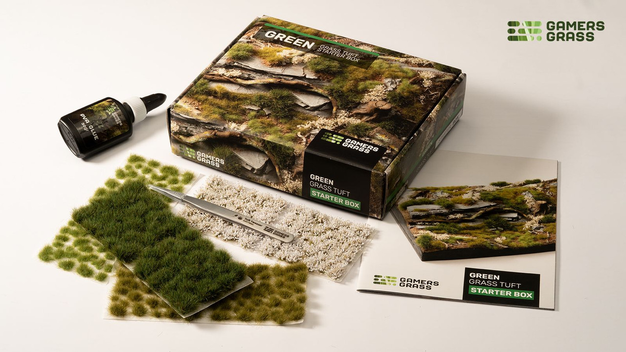 GGRSBG - Grass Tufts: Starter Box - Green Grass - Brookhurst Hobbies