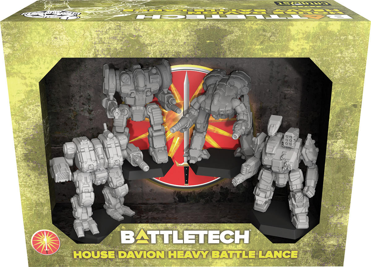 BattleTech: Miniature ForcePack - House Davion Heavy Battle Lance ...
