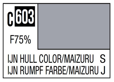 C603 75% Flat IJN Hull Gray Color Maizuru 10ml - Brookhurst Hobbies
