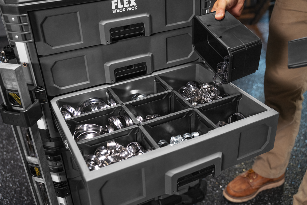 Flex FS1105 STACK PACK 3-Drawer Tool Box - TEGS Tools & Machinery