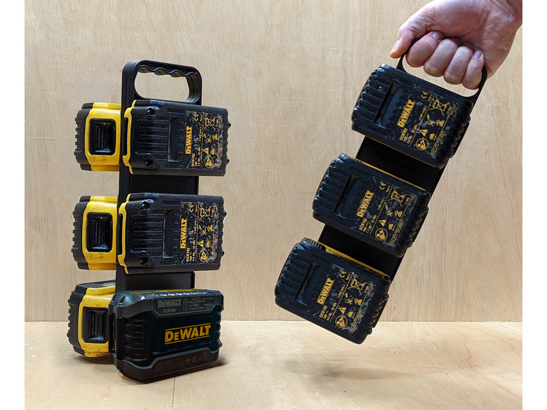 StealthMounts BD-DW20-H-1 Battery Board for DeWalt 20V/60V with Handle ...