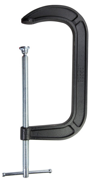 Bessey CM80 Drop Forged C-clamp, 8 Inch Capacity, 4 Inch Throat