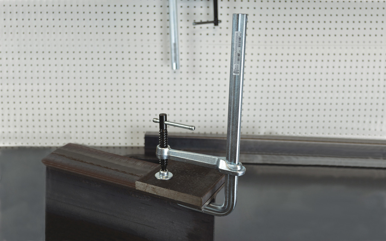 Bessey GS25K ClassiX International All Steel Clamp With Standard Pad, 10 Inch Capacity 4-3/4 ...