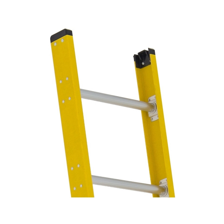 Featherlite Ladders 16' 5616D Fiberglass Straight Ladder, Type 1A, 300 ...