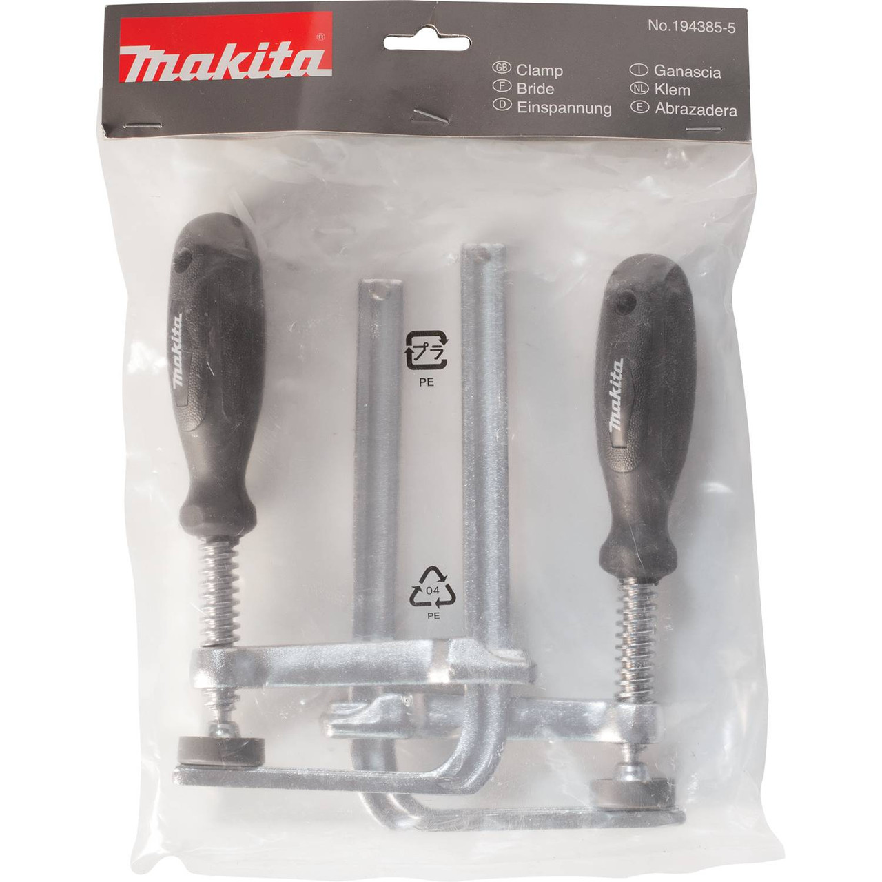 Makita 194385-5 Guide Rail Clamp, 2/pk
