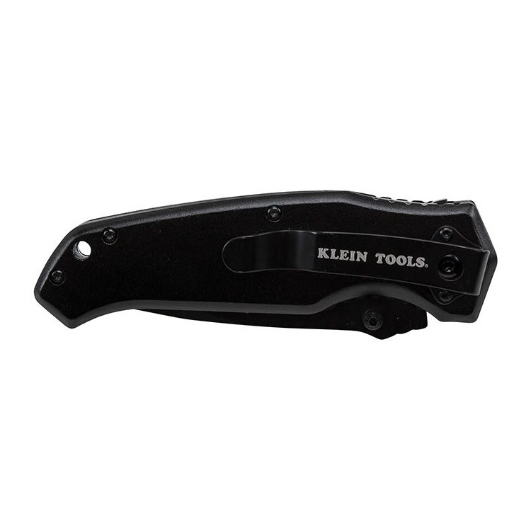 Klein 44220 Pocket Knife, Black, Drop-Point Blade