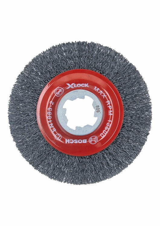 Bosch WBX409 4-1/2 In. Wheel Dia. X-LOCK Arbor Stainless Steel Stringer ...