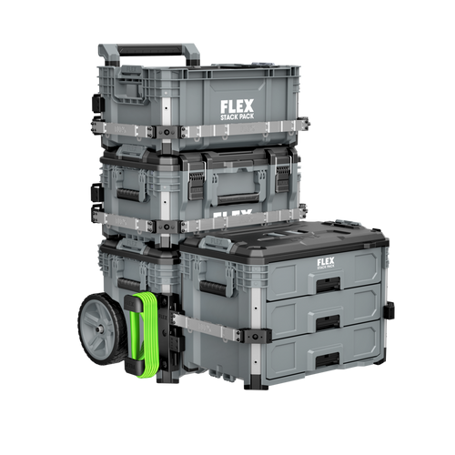 Flex FS1106 STACK PACK 2-Drawer Tool Box - TEGS Tools & Machinery