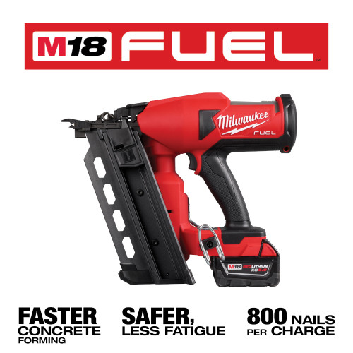 Milwaukee 2844-21 M18 FUEL Duplex Nailer Kit - TEGS Tools & Machinery
